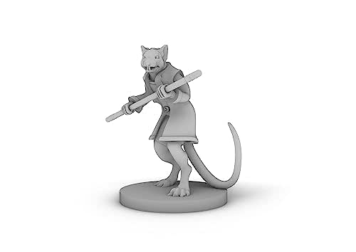 Amazon.com: Ratfolk Monk Master Tabletop DND Gaming Miniature : Toys ...