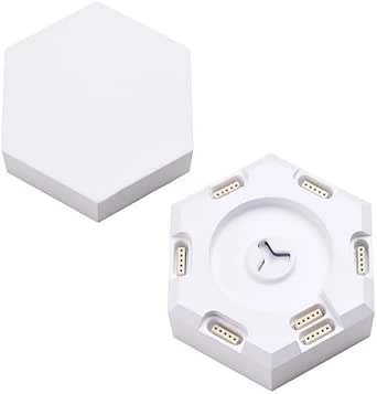 ACA Trading DIY Geometric Hexagon LED Panels, Smart Single LED Light ...