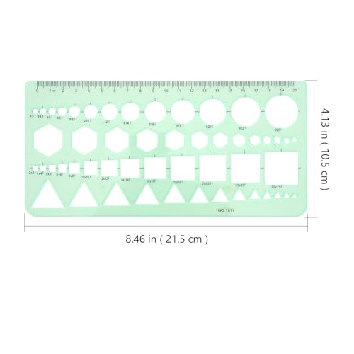 Operitacx 1 Set Drawing Template Ruler French Curve Drawing Tools ...