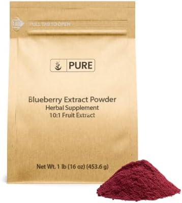 Amazon.com: PURE ORIGINAL INGREDIENTS Blueberry Extract Powder (1 lb ...