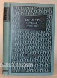 Linotype Keyboard Operation: Mergenthaler: Amazon.com: Books
