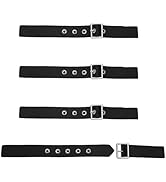 Amazon.com: FINGERINSPIRE 4 Sets Leather Sew-On Toggles Closures Black ...