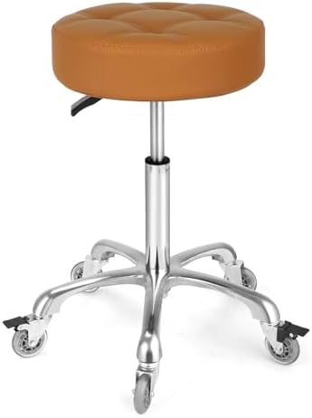 Amazon.com: McDooFly Adjustable Heavy Duty Stool - Rolling Stools with ...