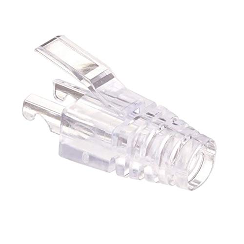 nT RJ 45 Boot Transparent 50 PCS - for CAT 6, RJ 45 Boot CAT6 CAT6E ...
