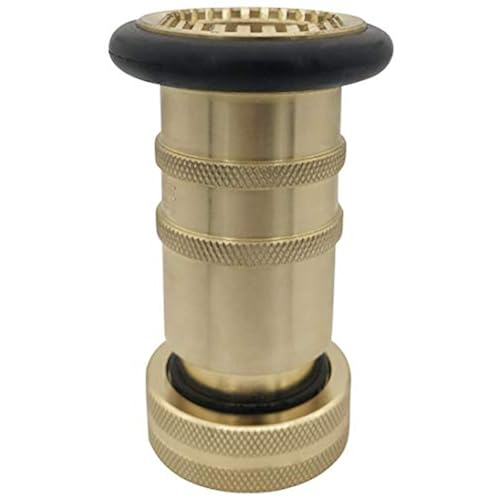 Snapklik.com : 1 Inch NPSH Fire Hose Nozzle Brass Fire Equipment ...