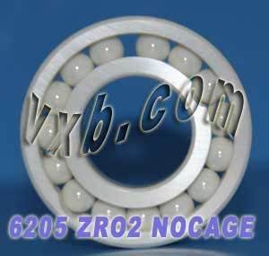 6205 Full Complement Ceramic Bearing 25x52x15 Ball Bearings: Deep ...
