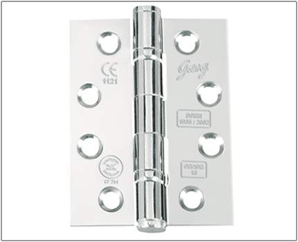 GARG Stainless Steel 2 Ball Bearing Hinge 4"X3"X3MM [Pack of 4 PCS ...