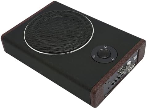 MIIWWOWO 8 Inch Car Subwoofer Underseat Slim Amplifier 200W Compact ...
