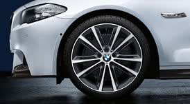 Amazon.co.jp: BMW 5シリーズ F10/F11 Vスポークスタイリング464M バイカラー(フェリックグレー)ホイール単体 ...