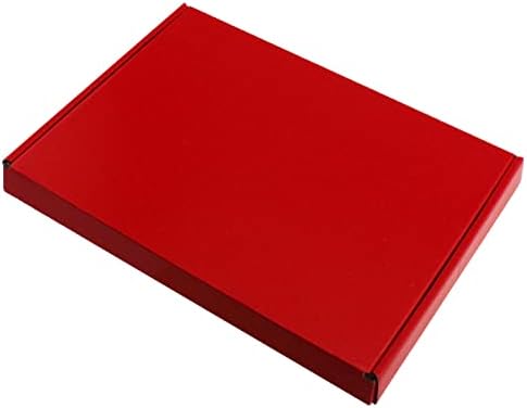 MEG4TEC 250 Pack Red Satin Cardboard Shipping Boxes - C4 (32.5cm x 22 ...