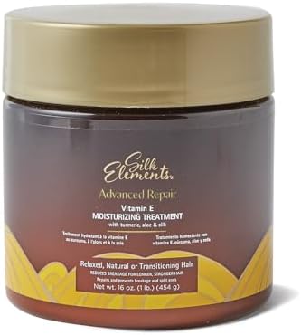 Amazon.com : Silk Elements Advanced Repair Moisturizing Treatment, Vitamin E, Tumeric, and Silk ...