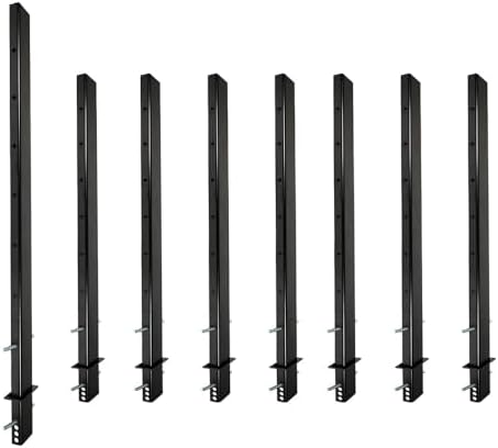 Amazon.com: Mytee Products (8 Pack) 54" Adjustable C Channel Pipe Stake ...