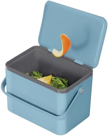 EKO Food Waste Compost Bin, Kitchen Countertop Food Waste Caddy ...