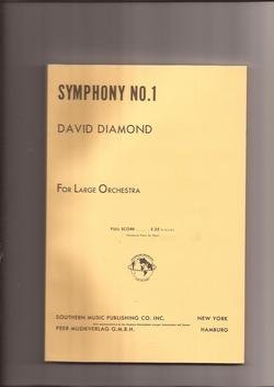 David Diamond Symphony No.1 for Large Orchestra Study Score: David ...
