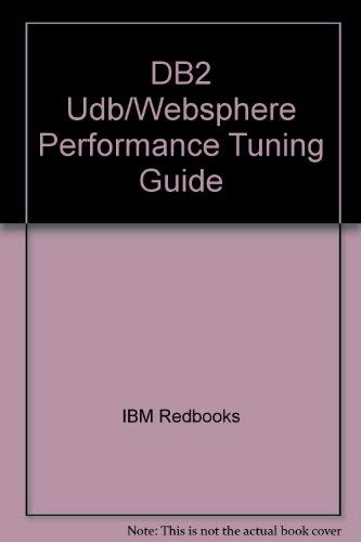 DB2 Udb/Websphere Performance Tuning Guide: IBM Redbooks, Alur, Nagraj: 9780738429403: Amazon ...