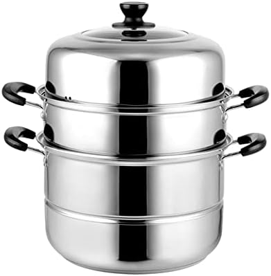 Amazon.com: MANO Steamer Pot for Cooking 11 inch Steam Pots with Lid 2 ...