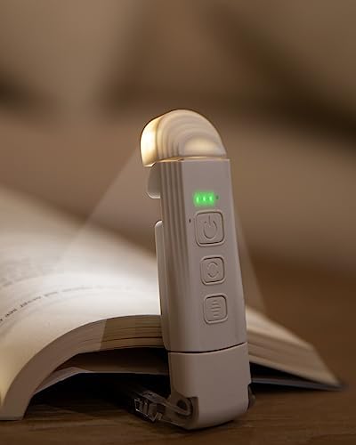 REALSLIGHT USB Rechargable Book Light for Reading in Bed, Clip-on LED ...