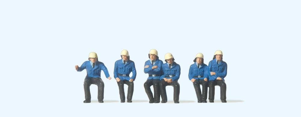 Amazon.com: Preiser 4207 HO Scale Seated Firemen Figures : Arts, Crafts ...