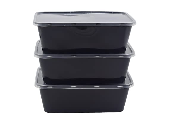 Fresh Seal Reusable Rectangle Plastic containers with lid for Food ...