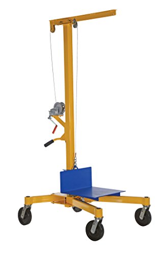 Vestil LIFTER-2 Steel Portable Work Site Lift 500 Lb. Capacity Yellow ...