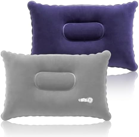 Inflatable Pillow, 2Pcs Blow up Pillow,Inflatable Pillows for Camping ...