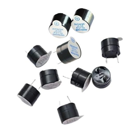 Sp Electron 10 Pcs Passive Piezo Buzzer 5v or Goli Buzzer Acoustic ...