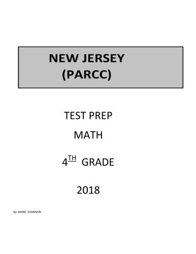 4th Grade New Jersey PARCC Test Prep: 4th Grade New Jersey Partnership ...