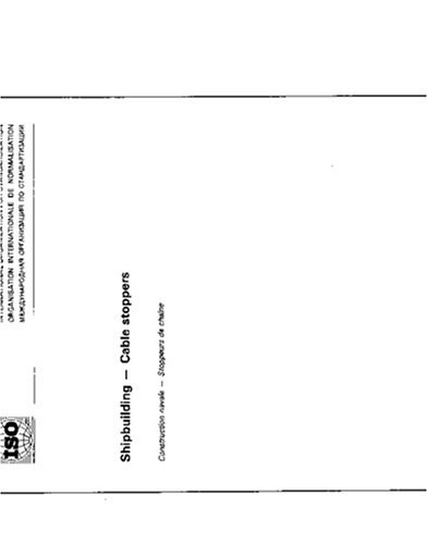 ISO 6325:1987, Shipbuilding - Cable stoppers: ISO TC 8/SC 4: Amazon.com ...