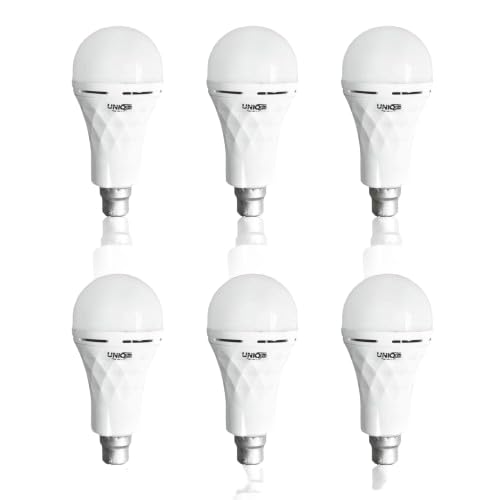 Buy Uniq led Emergency led bulb base b22 cool daylight (6) Online at ...