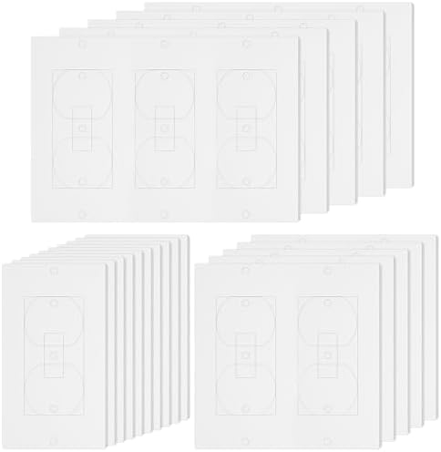 20 Pcs Outlet Insulation Pads Switch Socket Cover Gasket Wall Outlet ...