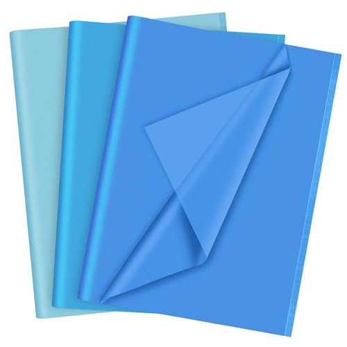 Snapklik.com : 60 Sheets Light Blue Tissue Paper Bulks, Gift Wrap ...