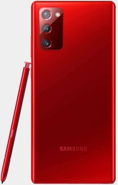 Amazon.com: SAMSUNG Galaxy Note 20 5G N981U 128GB Mystic Red Unlocked ...