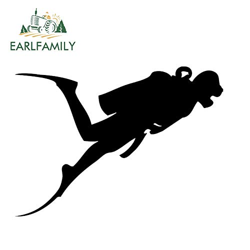 Buy JYIP 13cm x 10cm Scuba Diving Sticker Diver Snorkling Suit Boat Car ...