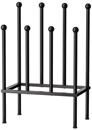 ETAOLINE Welly Boot Rack Black Metal Shoe Racks Storage Fit for 4 Pairs ...