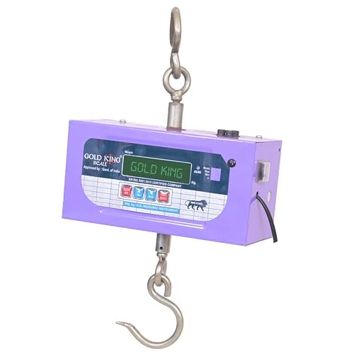 GOLD KING SCALE 50kg Digital Hanging Scale – High-Precision 1/5g ...