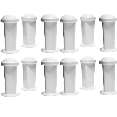 SIINC White Plastic Polypropylene Staining Coplin Jars Holds 5-10 ...