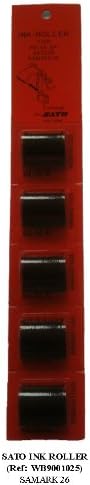 SATO Ink Roller Strip of 5 to use in SATO SAMARK 26 One Line Line Price ...
