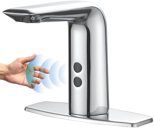 BWE Automatic Motion Sensor Touchless Bathroom Sink Faucet Electronic ...