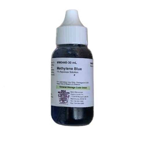 Amazon.com: Benz Microscope Methylene Blue 1% Aqueous Solution, 30 ml ...