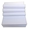 Dot Matrix Printer Paper 15"x12",1 Part 1000 Continuous Sheets 60 GSM ...