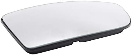 Left Passenger Side Lower Rear View Door Wing Mirror Glass with Plate ...
