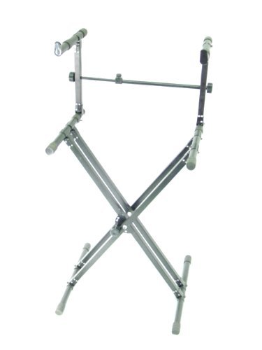 2-TIER DUAL PIANO KEYBOARD STAND - X type - Double Braced Studio ...