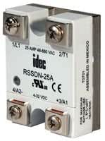 IDEC RSSAN-50A 48/660 VAC Input, 50 AMP, 90/280 VAC Output, Panel, Screw, Solid State Relay ...