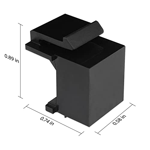 Snapklik.com : Iwillink 30-Pack Blank Keystone Jack Inserts For ...