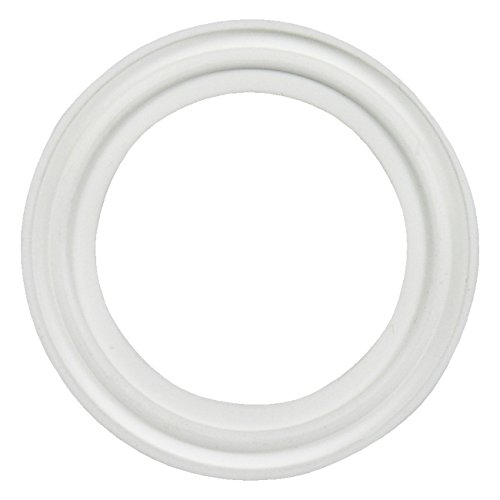Platinum Cured Silicone Sanitary Tri-Clamp® Gasket, White - 8" (Flanged ...