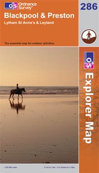 Blackpool & Preston OS Explorer Map 286: Amazon.co.uk: Ordnance Survey ...