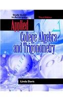 Applied College Algebra and Trigonometry: Davis, Linda: 9780130938930 ...