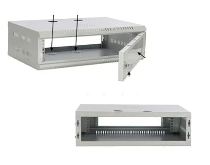 Buy Wall Mount CCTV DVR NVR Rack with Lock for CCTV Cameras 2U Online ...