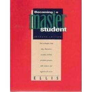 Becoming a Master Student 7ED: David B. Ellis: 9780395692936: Amazon ...