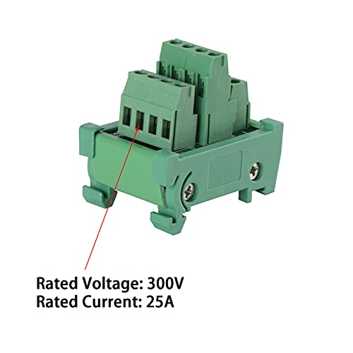 Snapklik.com : 2 In 4 Out Terminal Blocks Module, DIN Rail And Panel ...